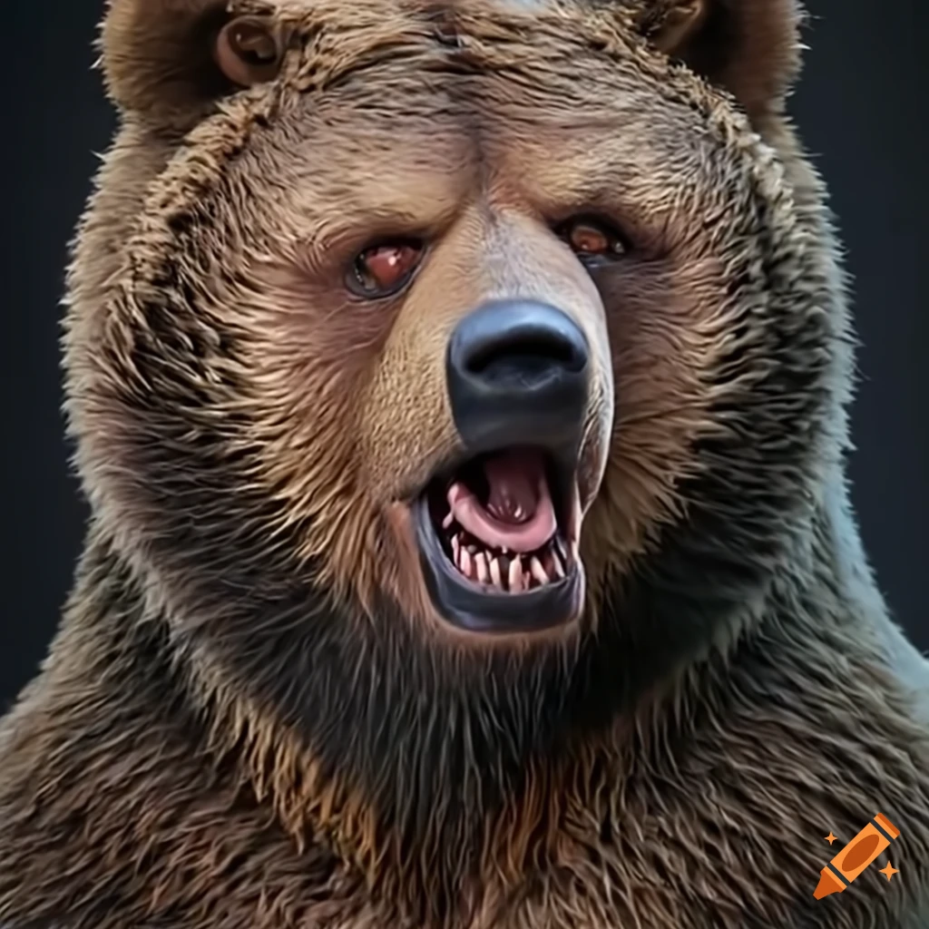 Photo-realistic bear in 4k resolution on Craiyon