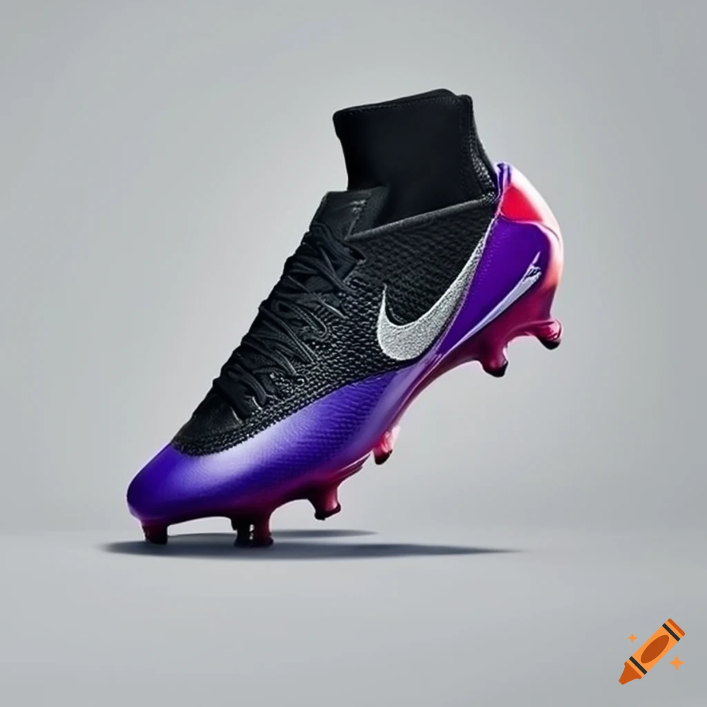 Retro advertisement for nike cleats on Craiyon