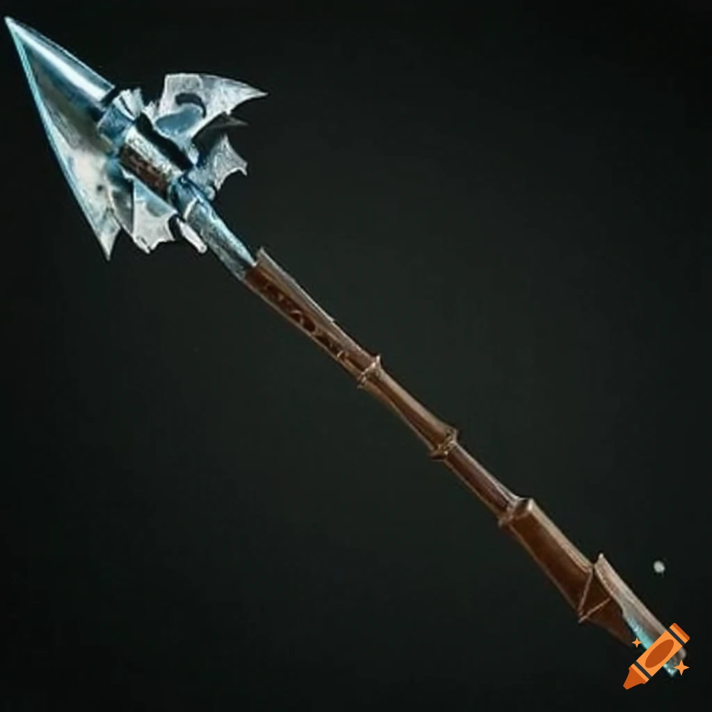 Magic perfect master halberd on Craiyon