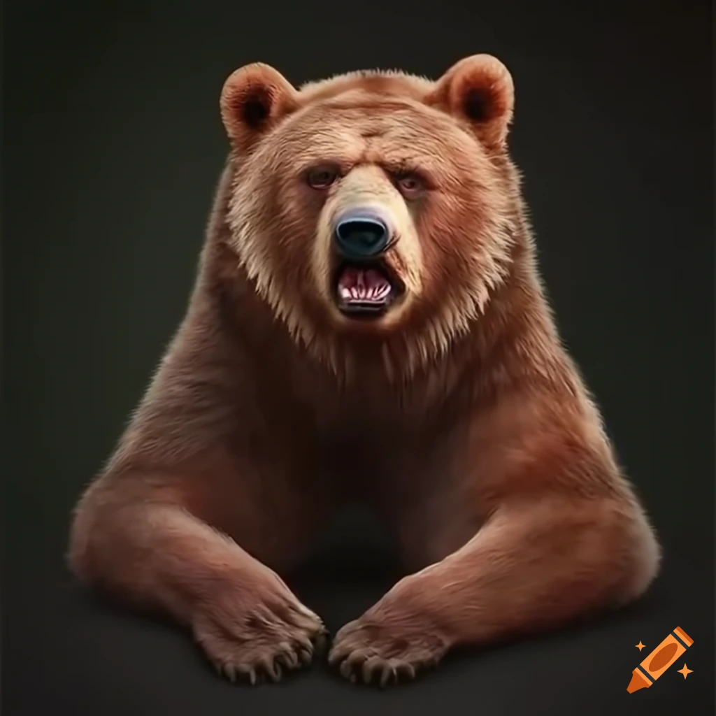 Photo-realistic 4k bear on Craiyon