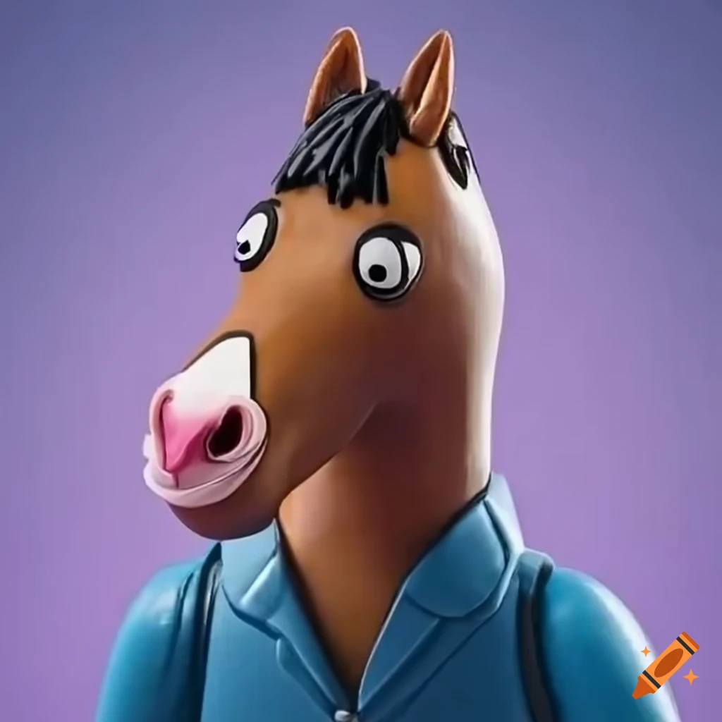 Bojack horseman action figure on Craiyon