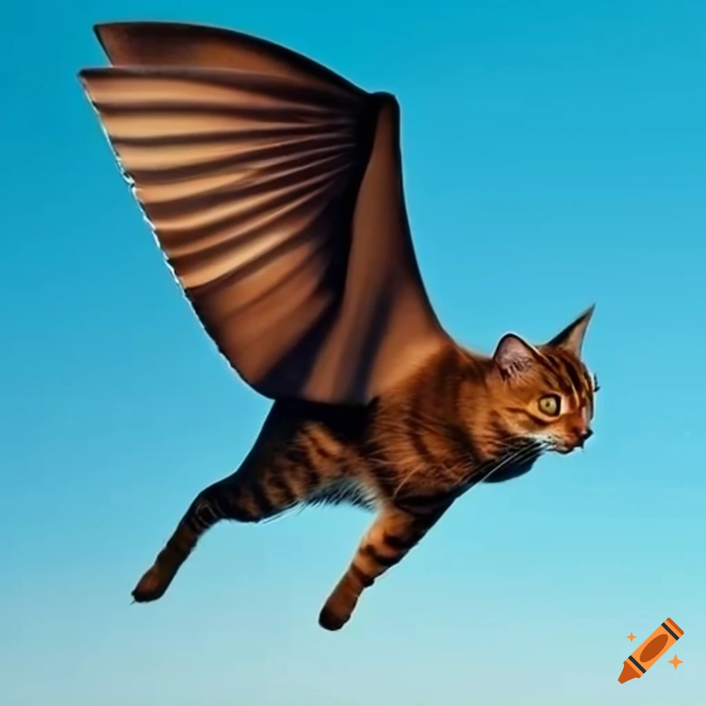Cat with jet engines for legs in a humorous scene on Craiyon
