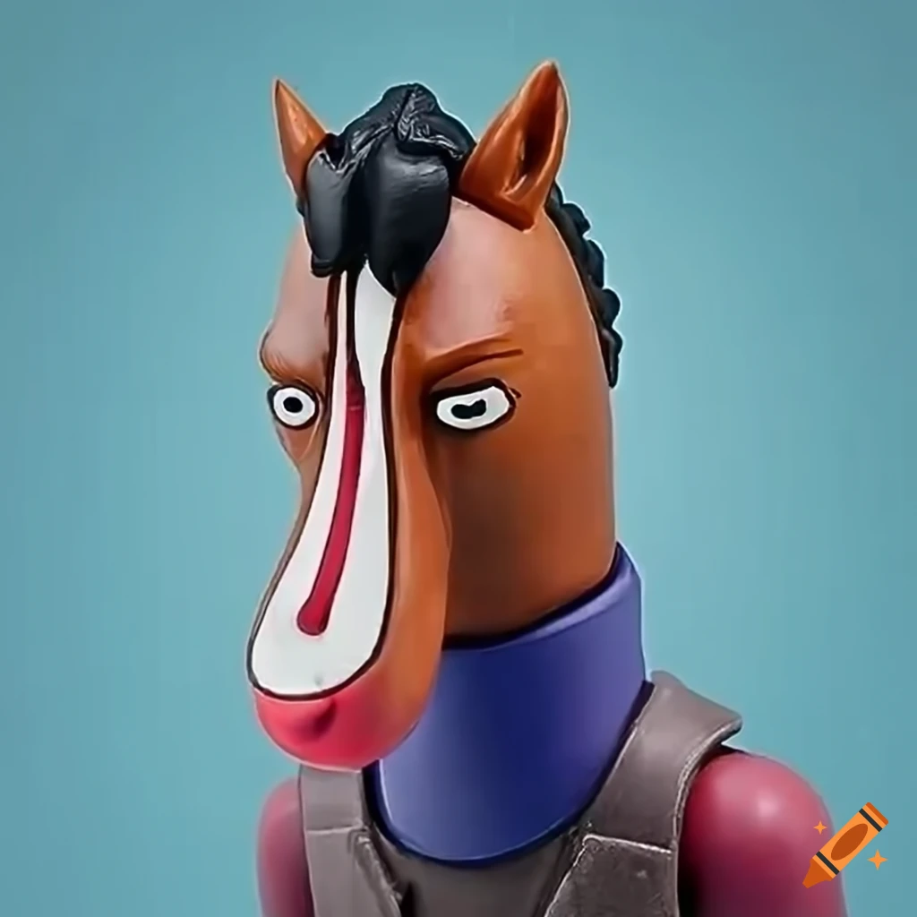 Bojack horseman action figure on Craiyon