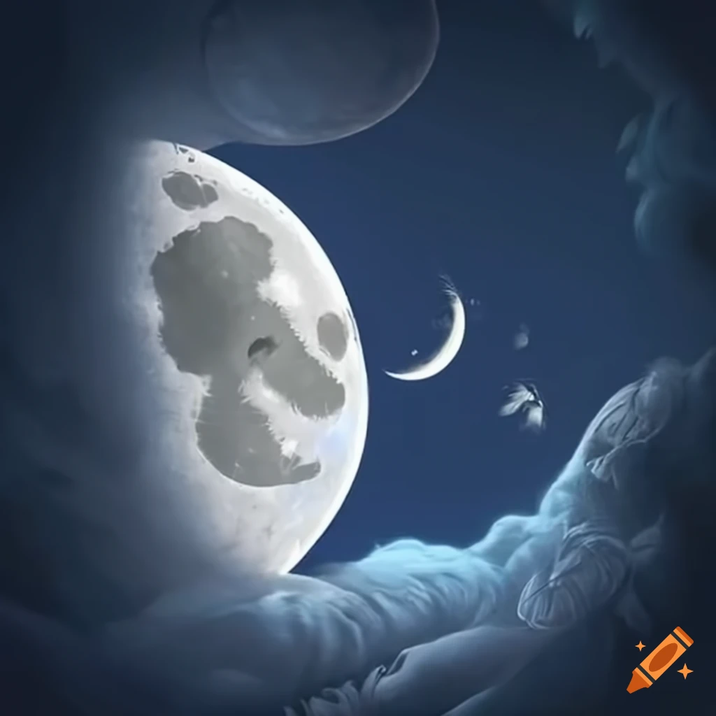 Pitbull under the moonlight on Craiyon