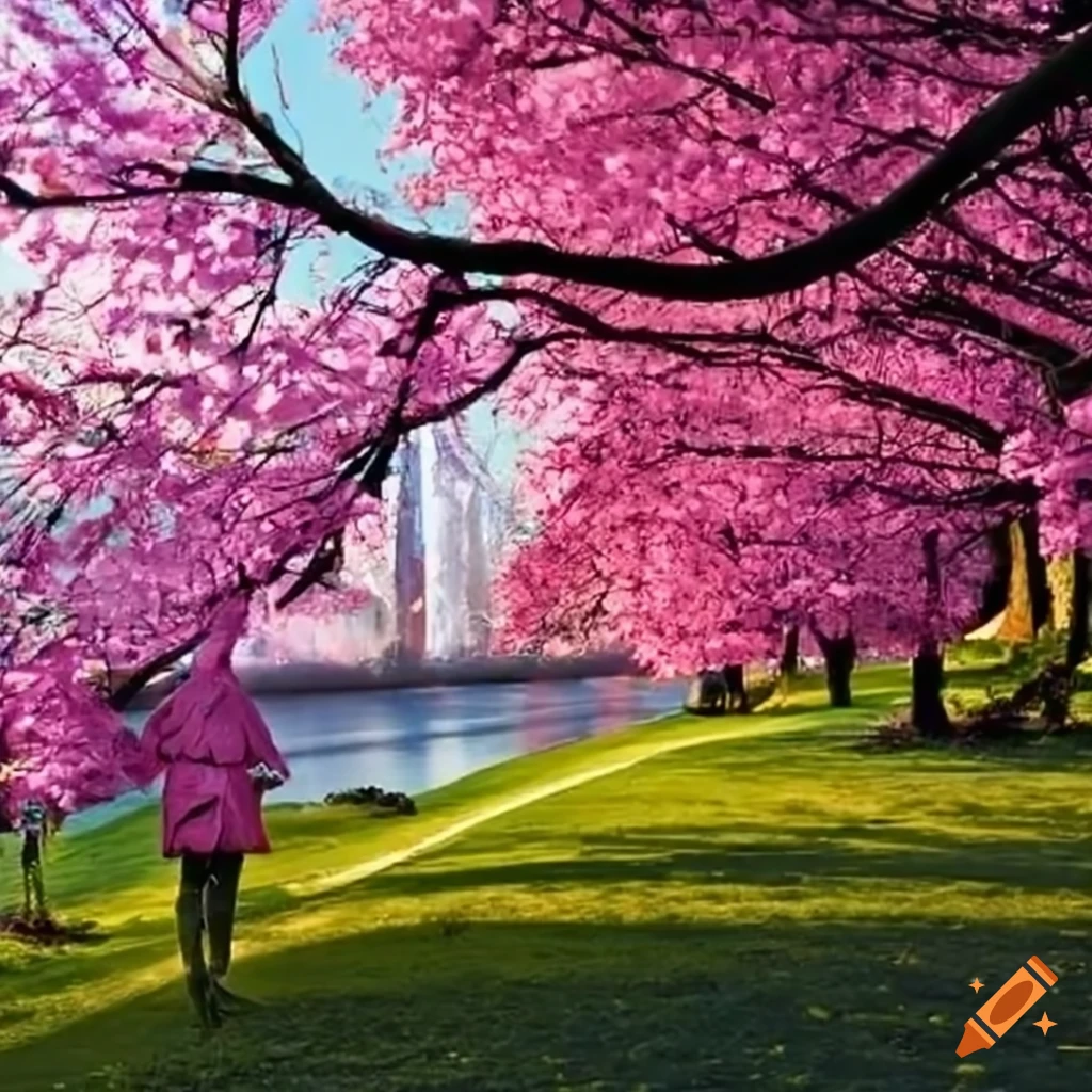 Spring walk on Craiyon