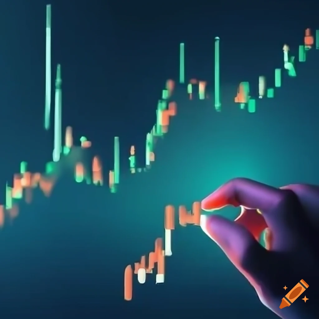 Thumbnail for youtube stock market trading channel on Craiyon