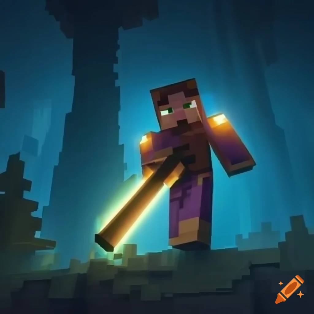 Bedwars game minecraft thumbnail on Craiyon