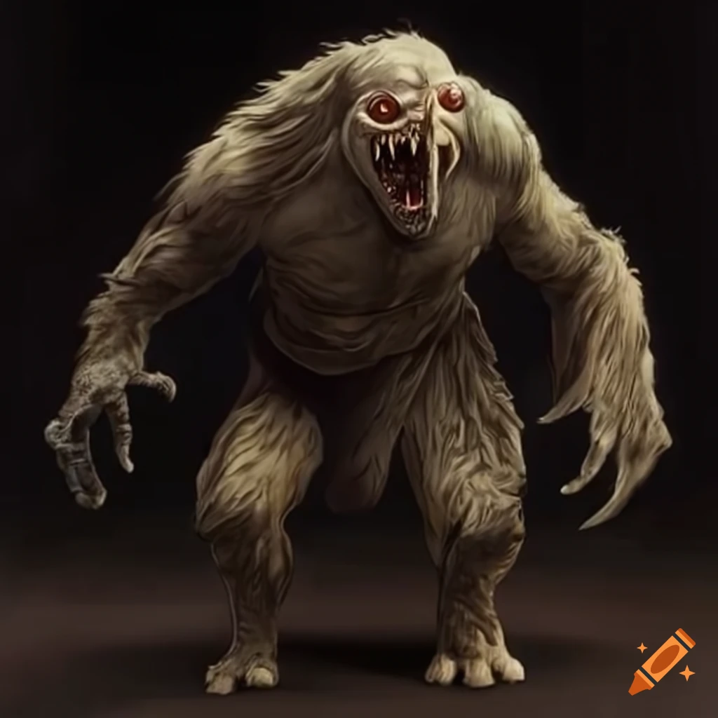 Grendel monster from beowulf on Craiyon