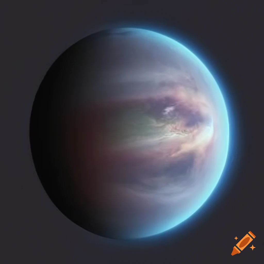 Gas giant planet on Craiyon