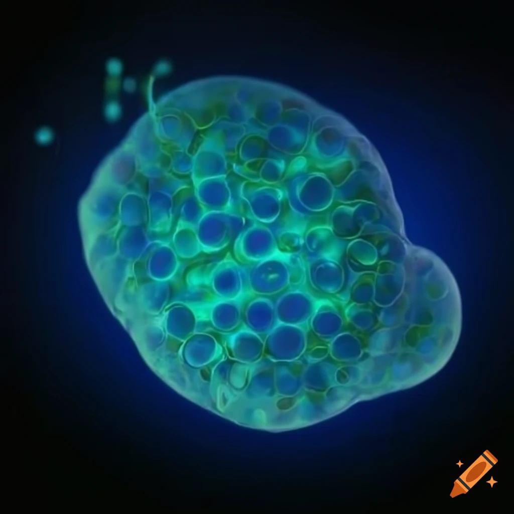 Cellular transport mechanism during osmosis in a lab setting on Craiyon