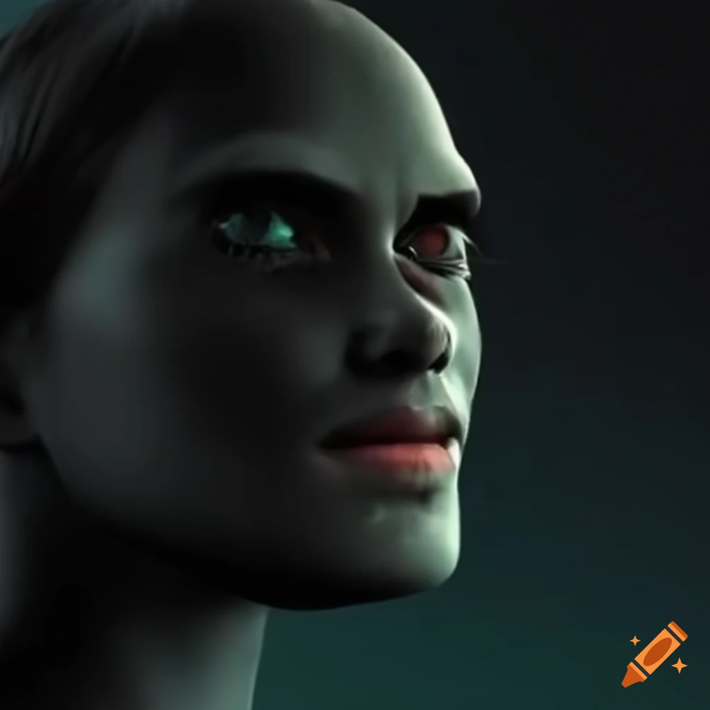 Ai discovering a feeling and becoming self-conscious on Craiyon