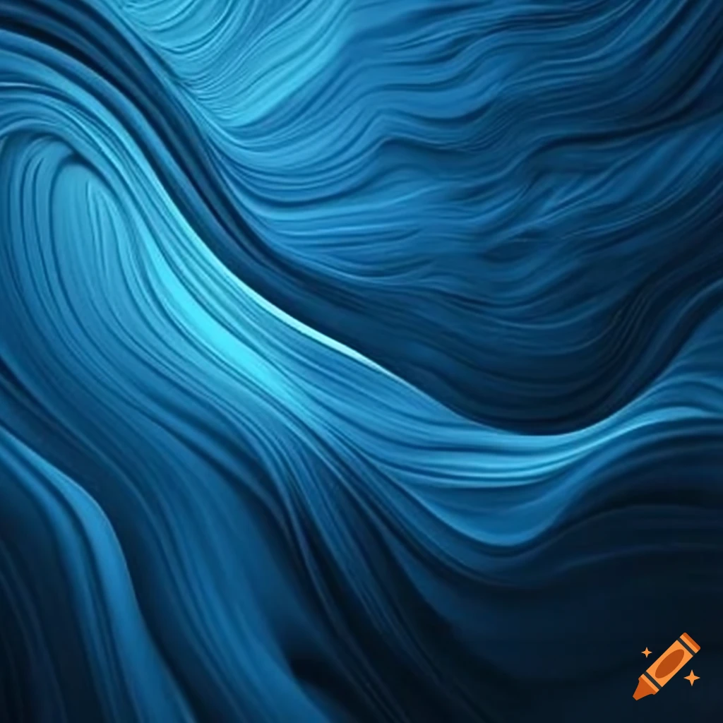 Blue waves on Craiyon