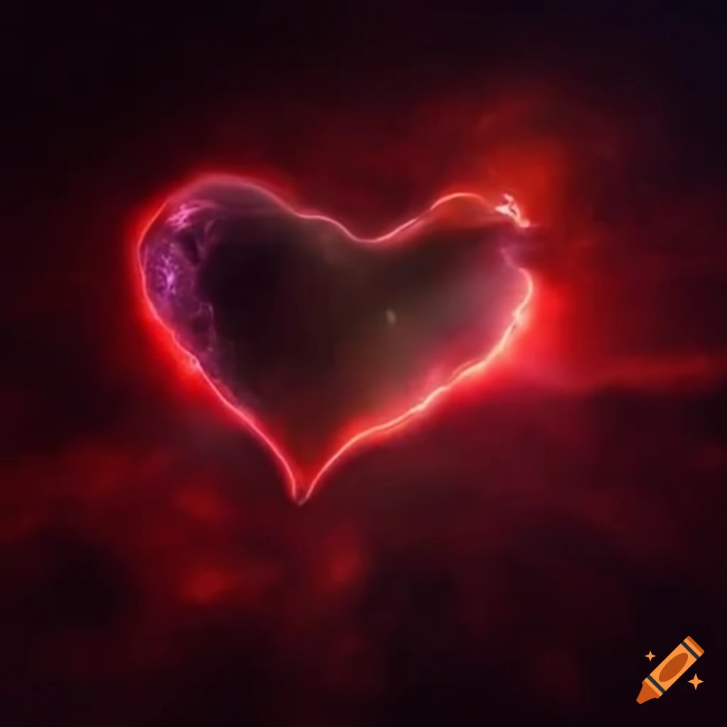 Heart spaceship on Craiyon