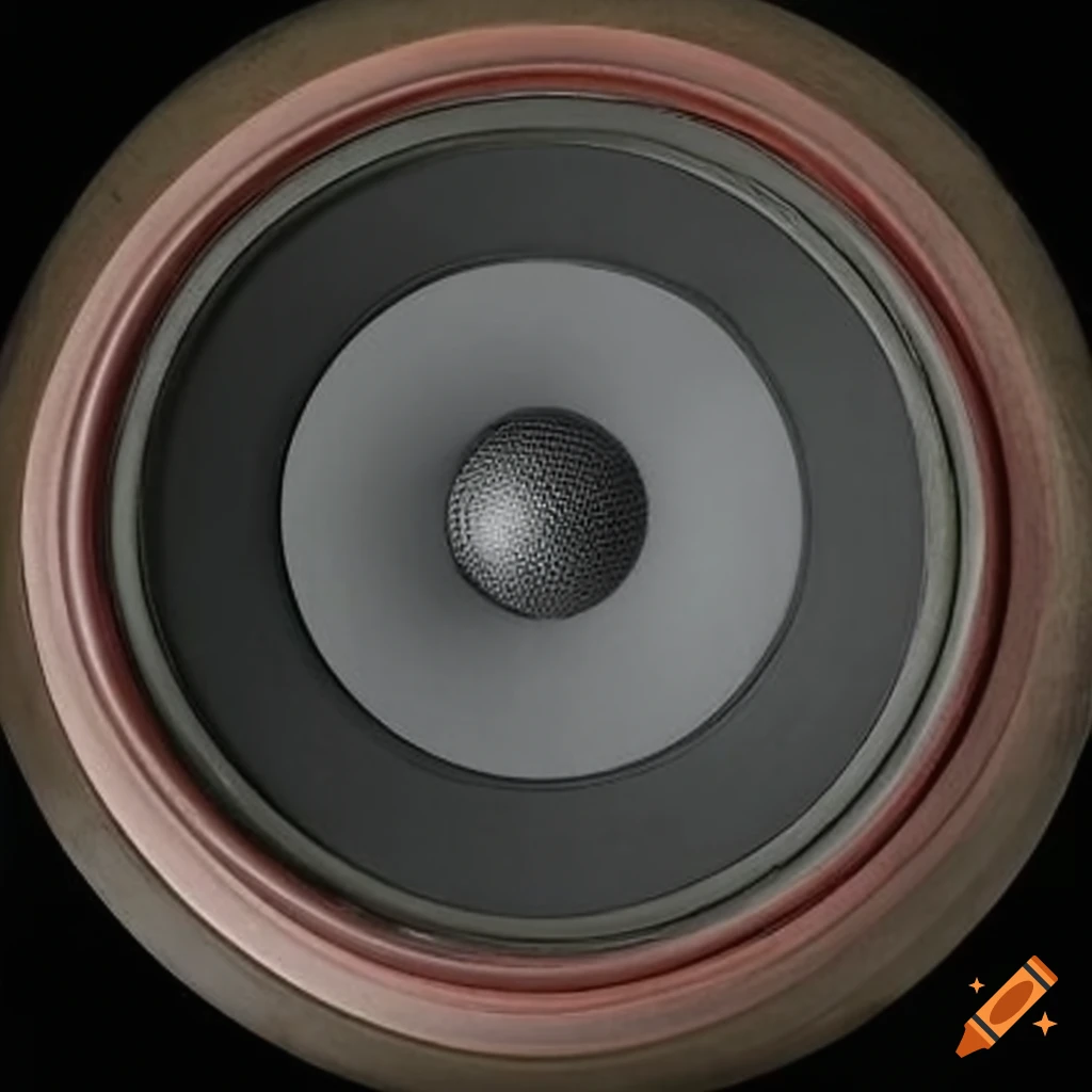 Old retro sound speakers on Craiyon