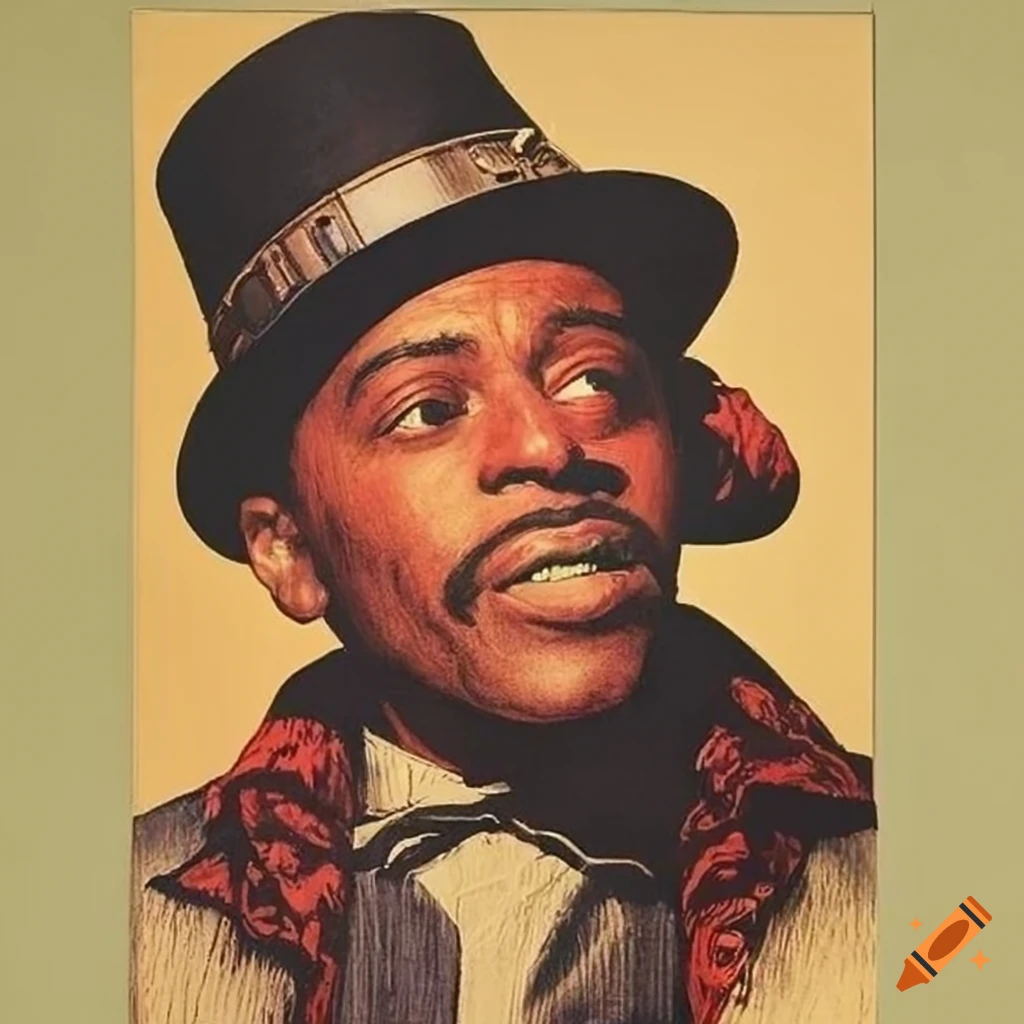 Pimp star vintage poster by norman rockwell james gurney on Craiyon