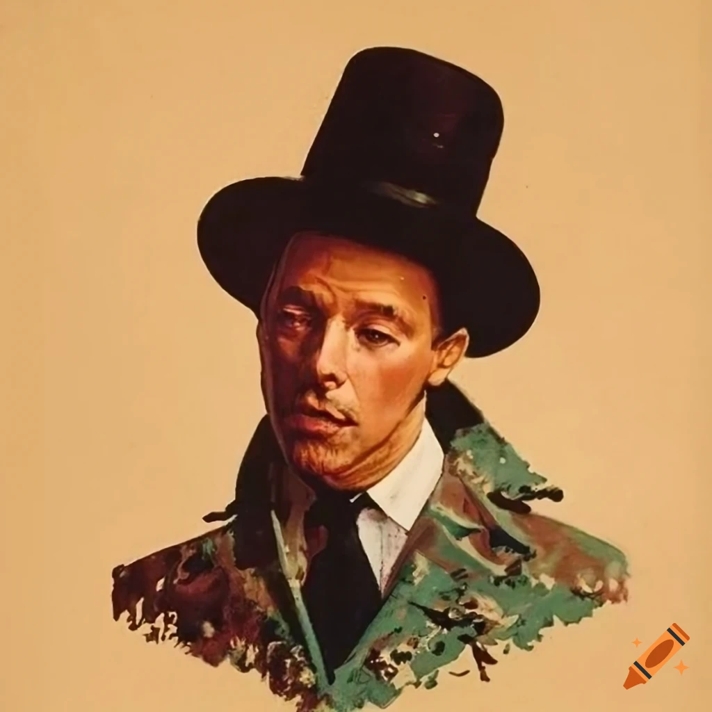 Vintage poster 'Pimp Star' by Norman Rockwell and James Gurney on Craiyon