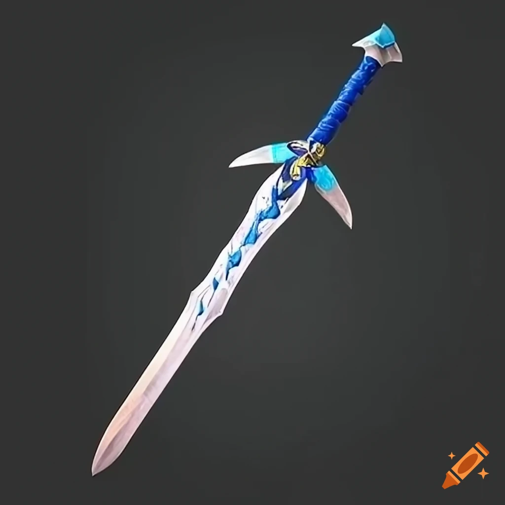 Magic master sword with a straight perfect design on Craiyon
