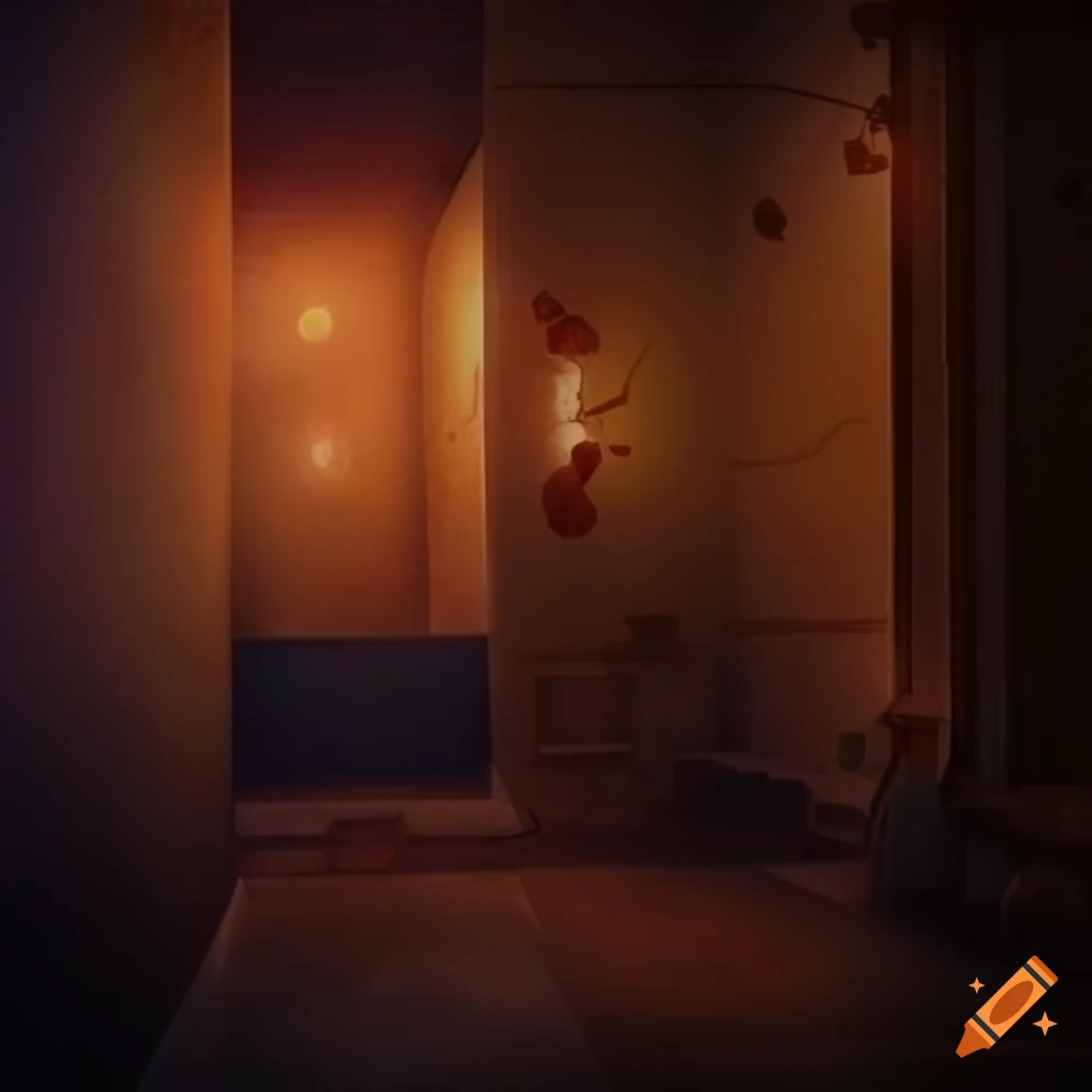 Digital art showcasing a liminal space with an electric atmosphere on ...