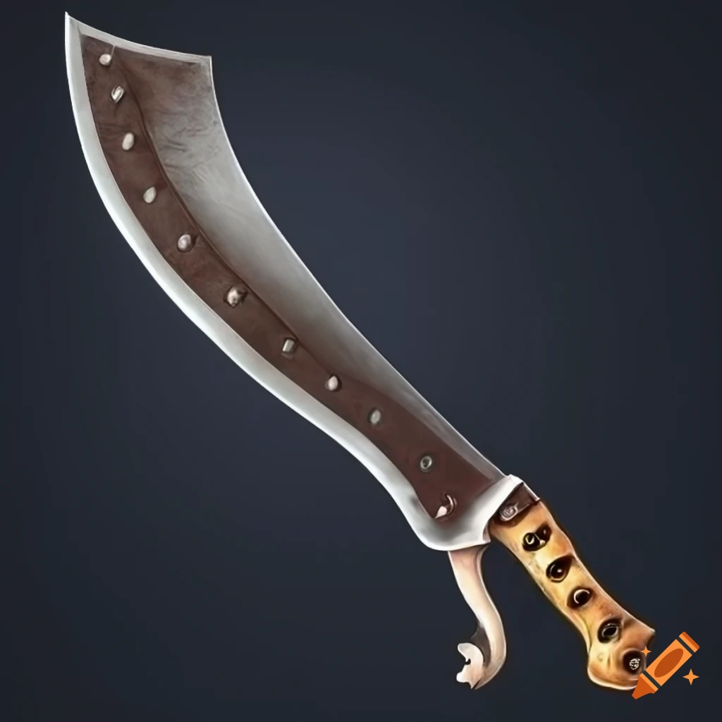 Fantasy magical machete on Craiyon