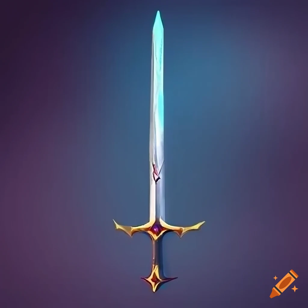 Epic magic longsword on Craiyon