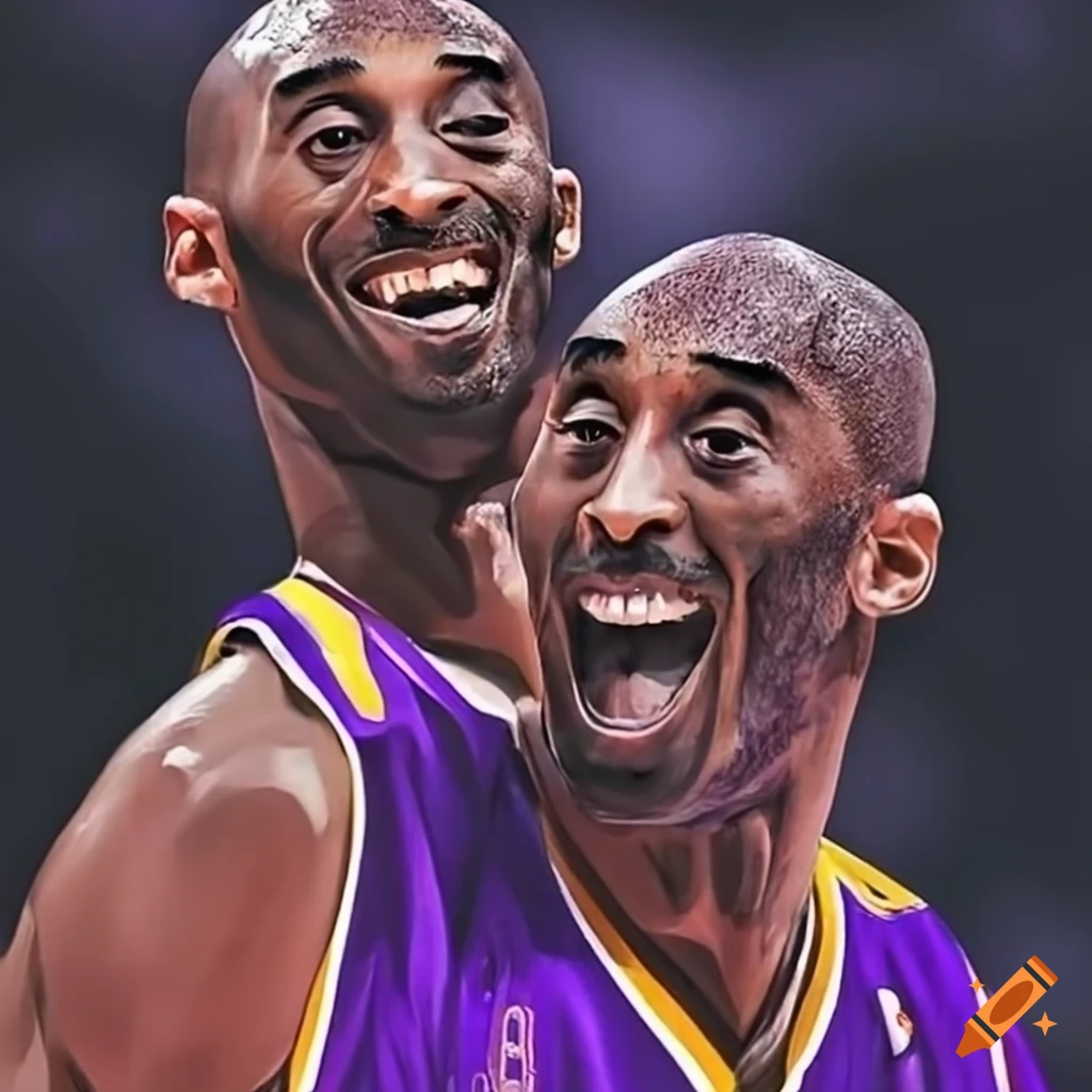 Kobe bryant flying on Craiyon