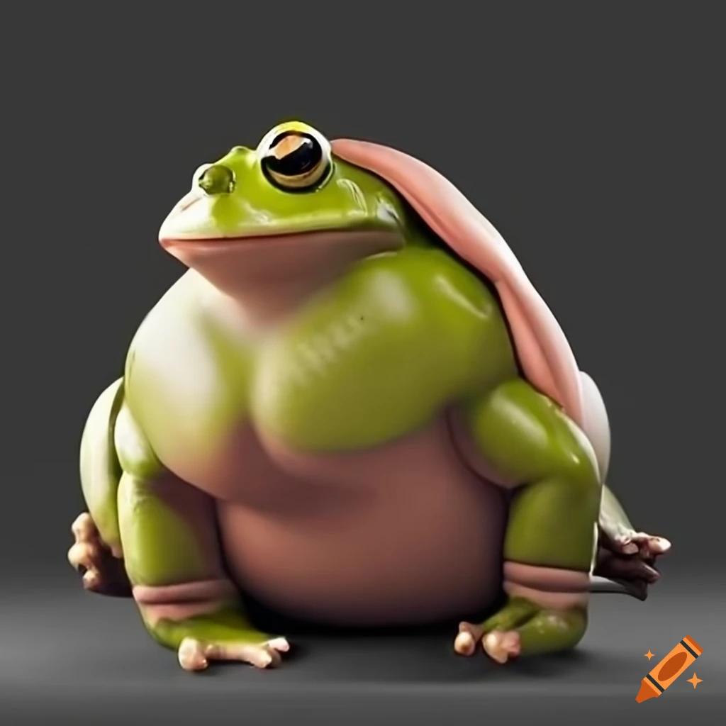 Chubby frog on Craiyon