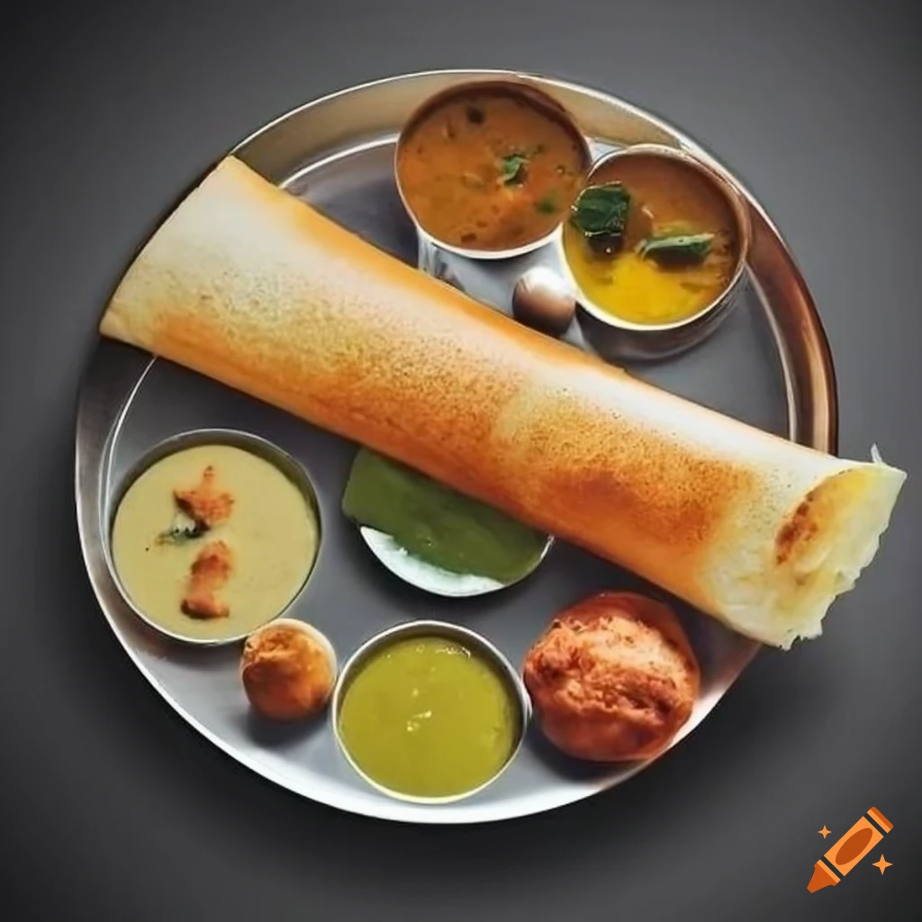 Welcome to my dosa place with authentic mysore masala dosa on Craiyon