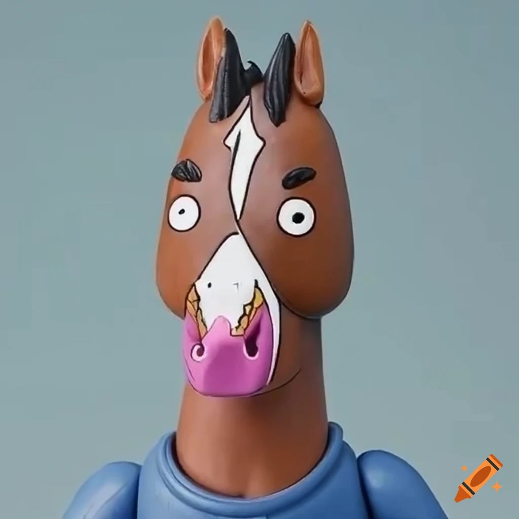 Bojack horseman action figure on Craiyon
