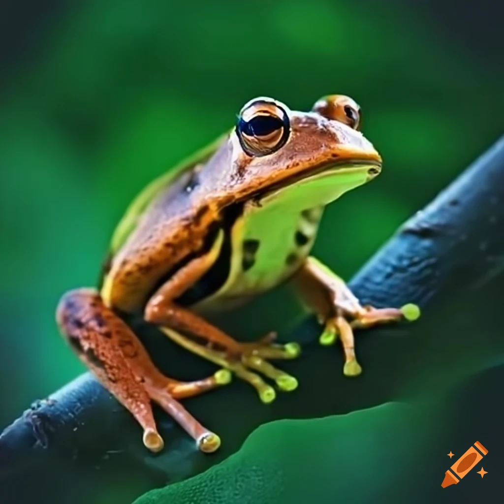 Frog dunking on Craiyon