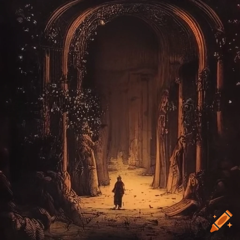 Intricate vintage poster with detailed design on Craiyon