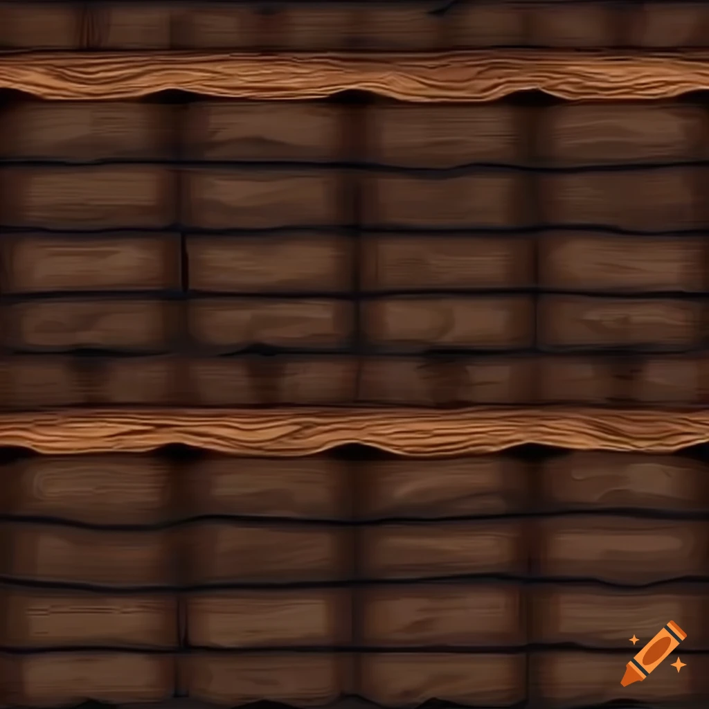 Stylized seamless texture of wood edge on Craiyon