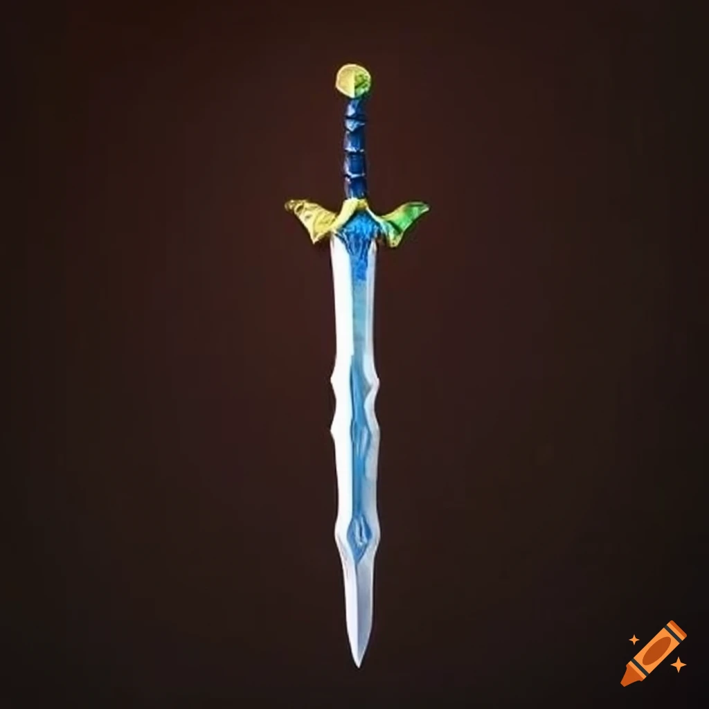 Magic straight perfect master sword on Craiyon