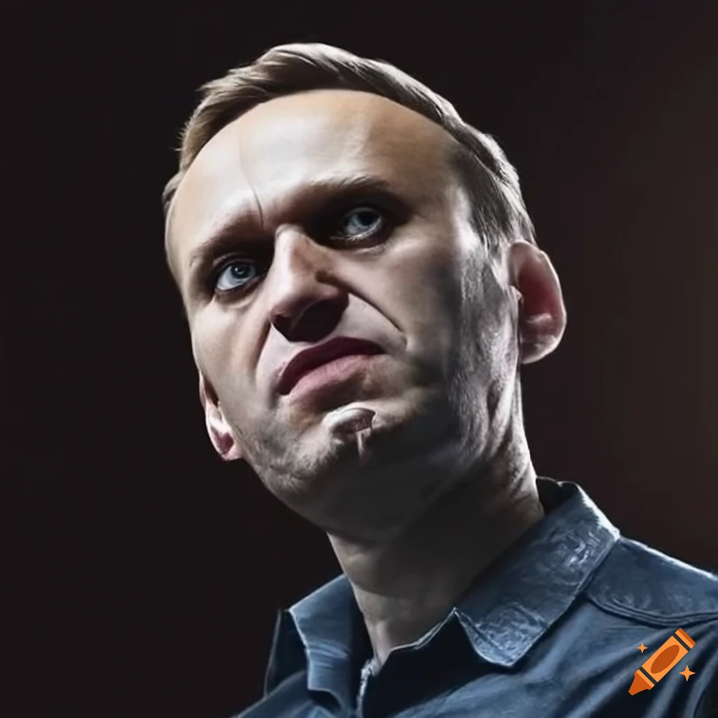Alexey navalny portrayed as a saint on Craiyon