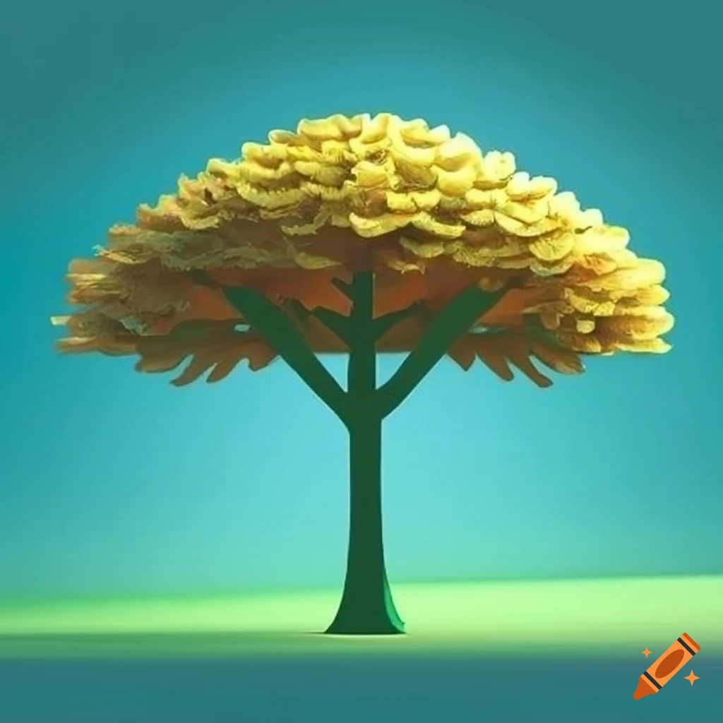 Simple tree on Craiyon