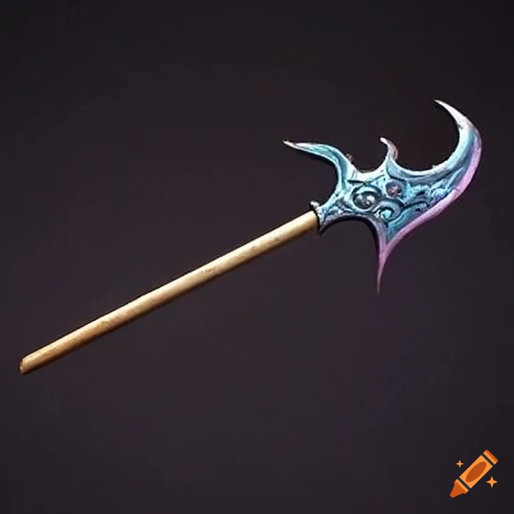 Magic master halberd on Craiyon
