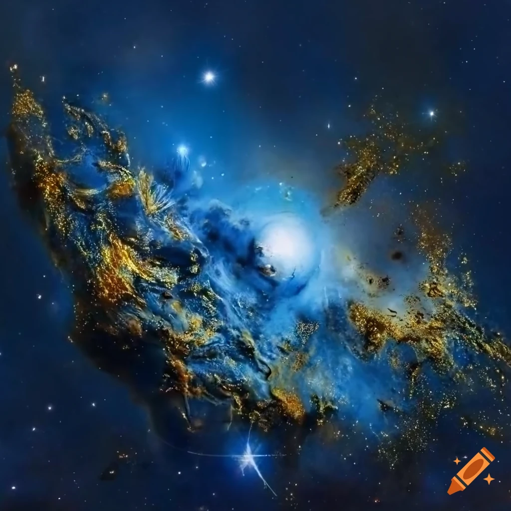 Stunning images of space and galaxy clusters on Craiyon