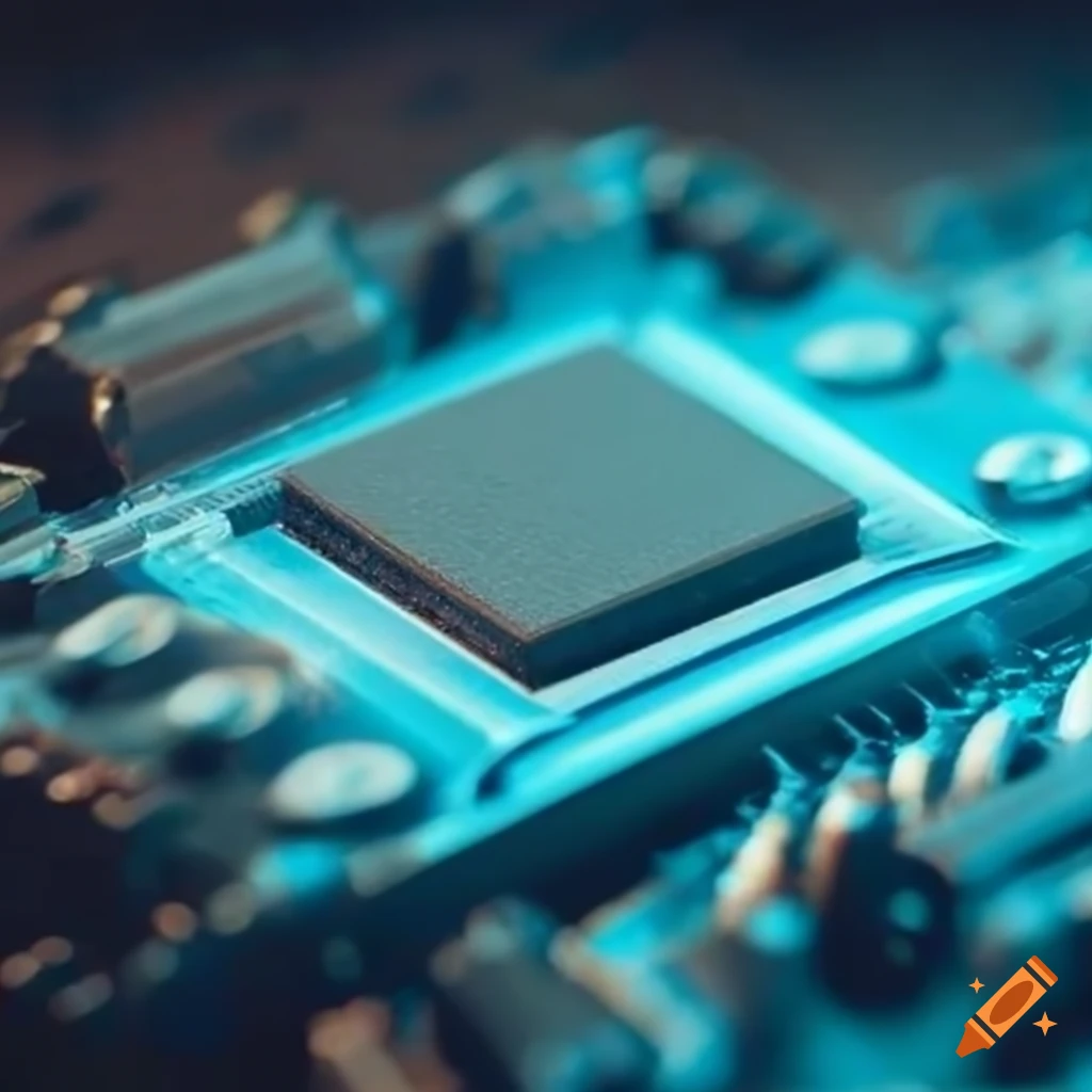 Surface mounted technology process of placing smd parts on Craiyon