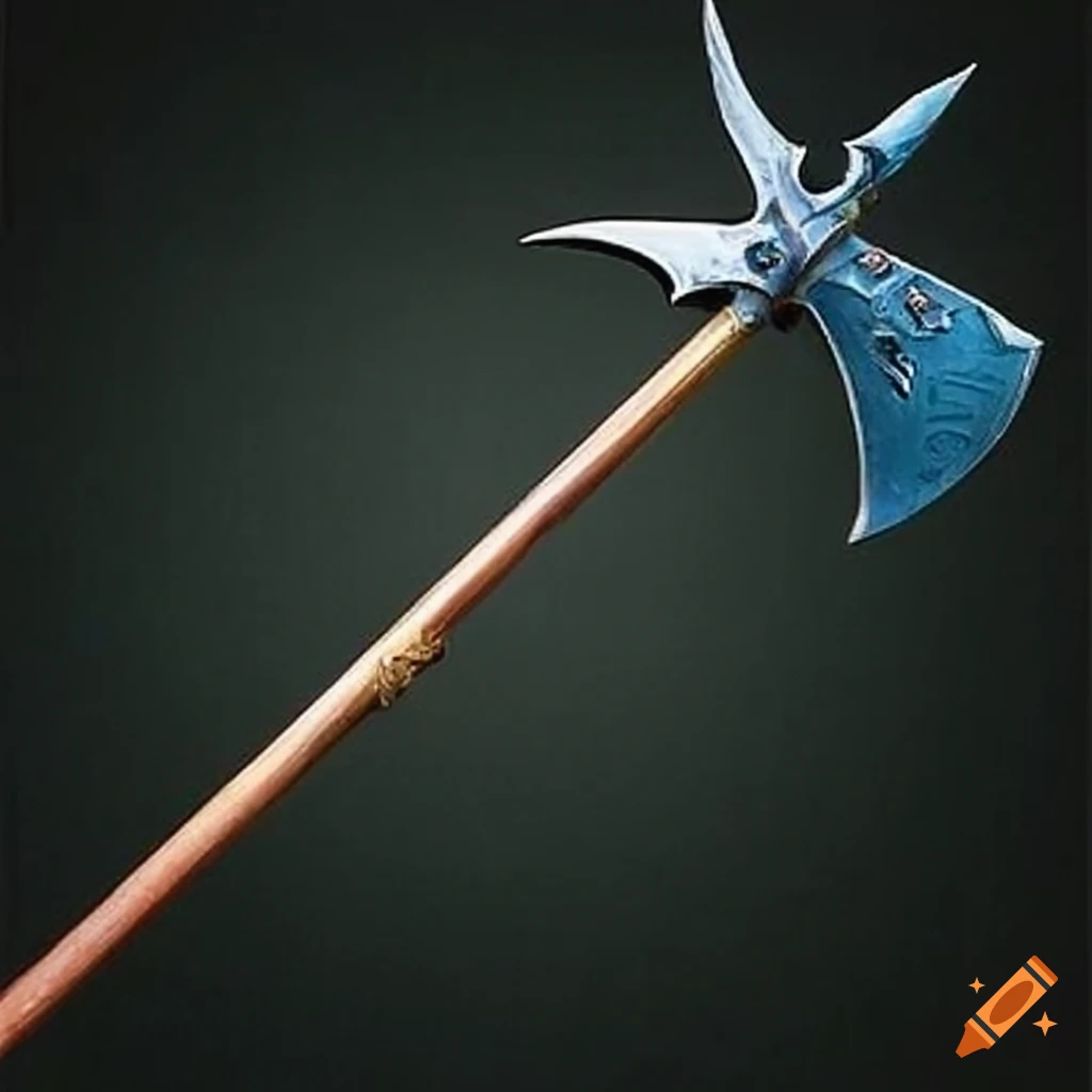 Perfect master halberd on Craiyon