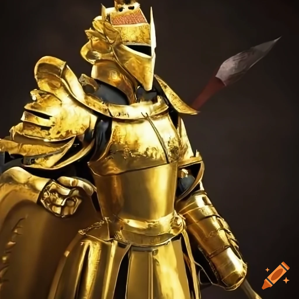 Golden Knight on Craiyon