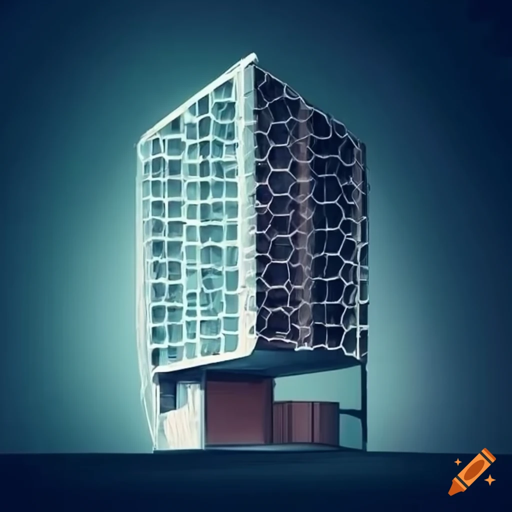 Modern building design inspired by honeycomb architecture with unique ...