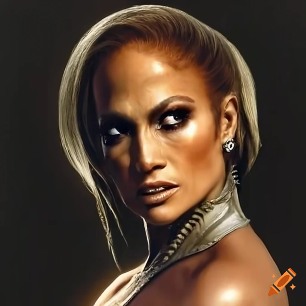 H.r. giger's weather channel featuring jennifer lopez on Craiyon