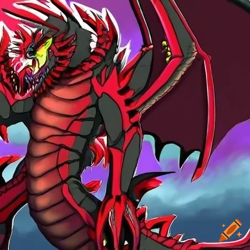 Detailed fusion of Slifer the Sky Dragon and Obelisk the Tormentor in ...
