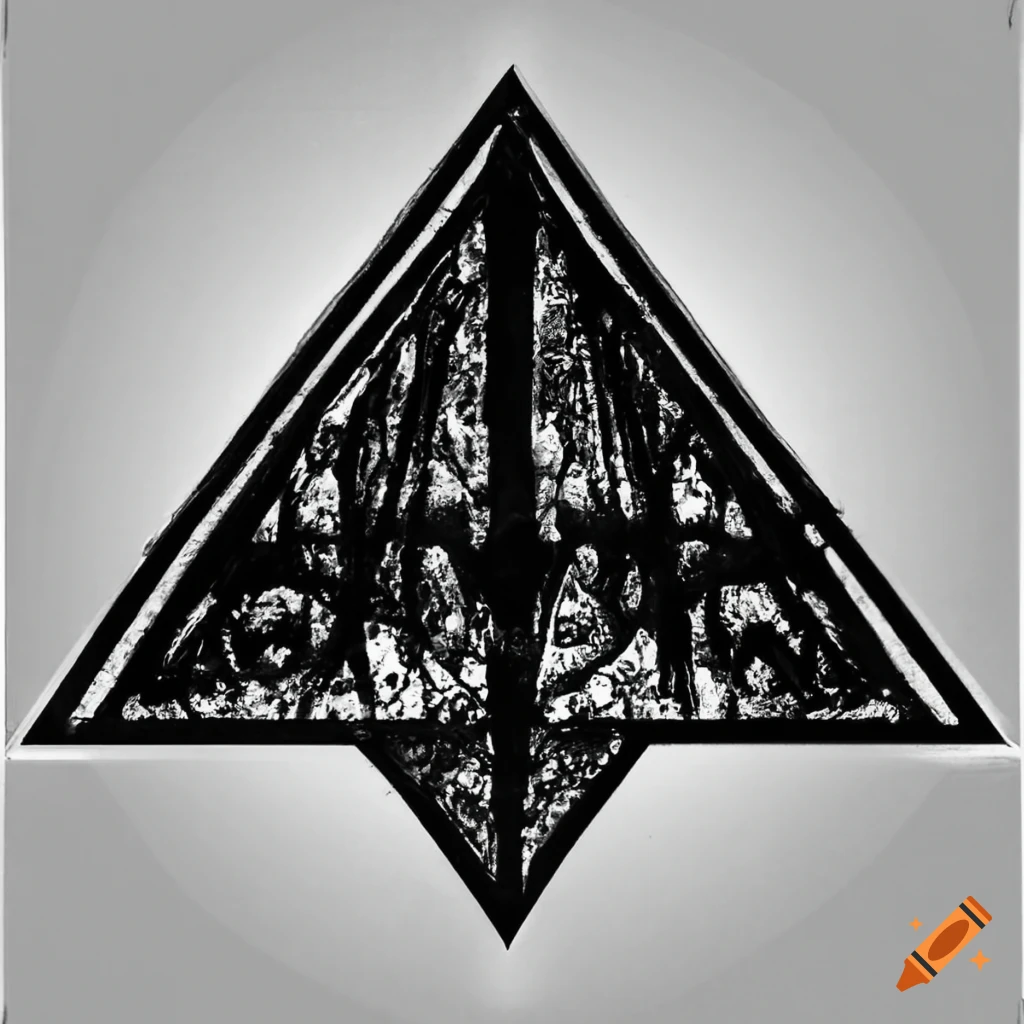 Symbol of black metal on Craiyon