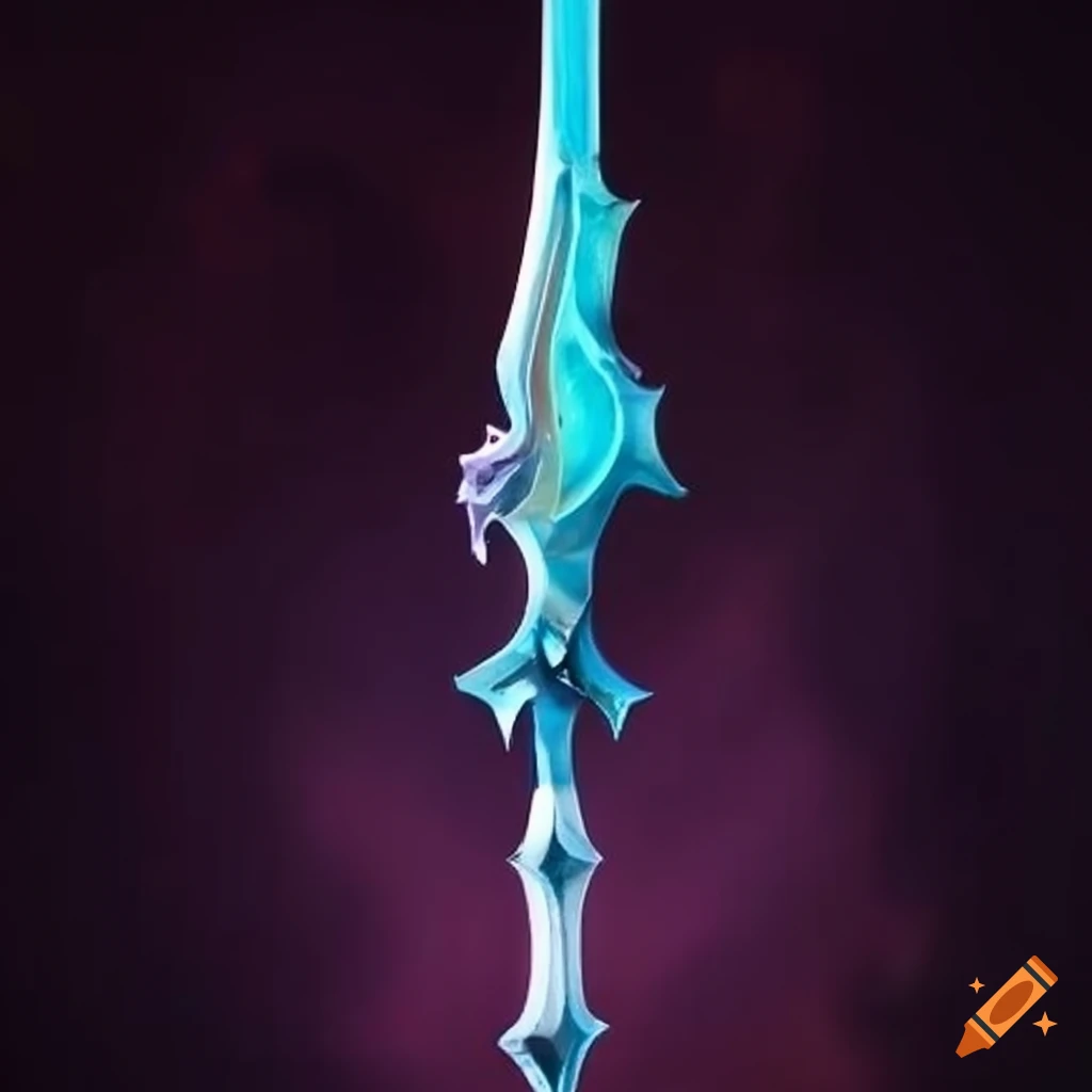 Mythic master sword with a perfect wave design on Craiyon