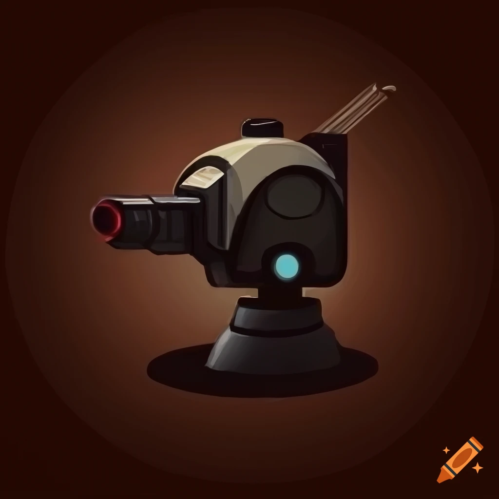 Turret icon on Craiyon