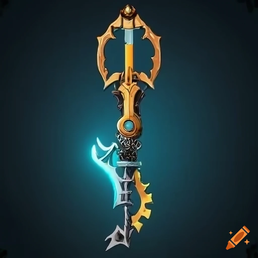 Keyblade inspired by Bioshock's Big Daddy, in high-detail 8k resolution ...