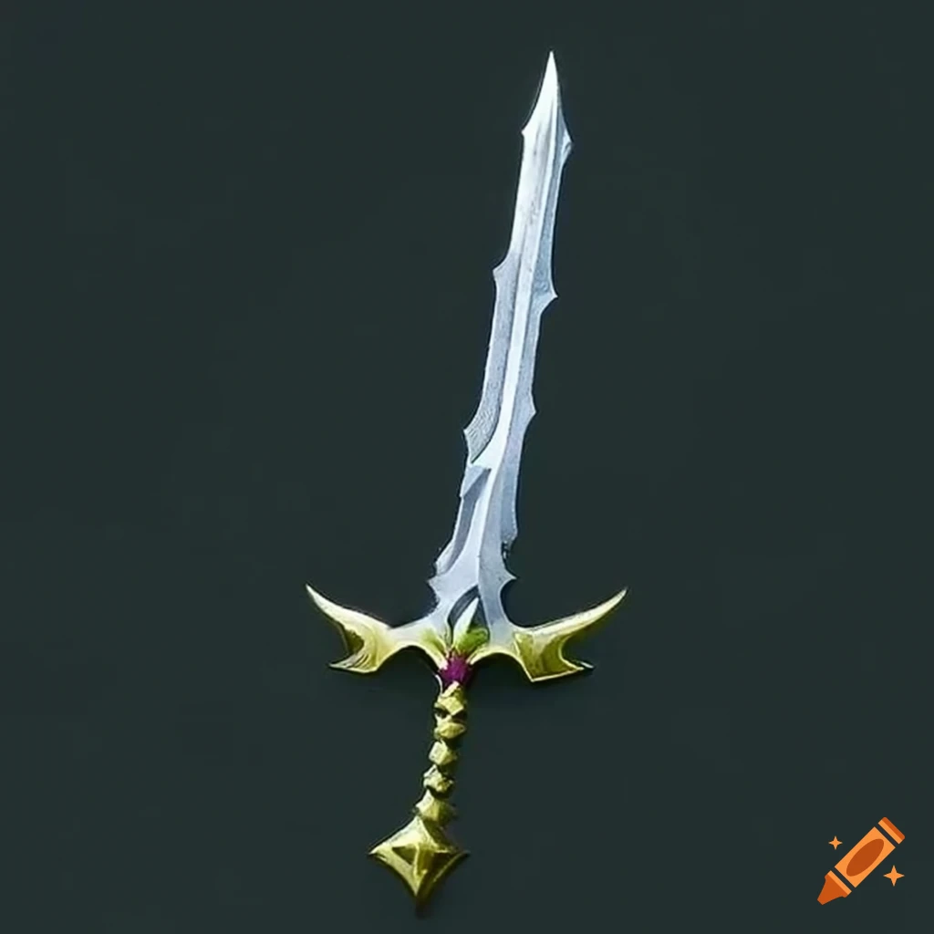 Mythic master sword with perfect wave design on Craiyon