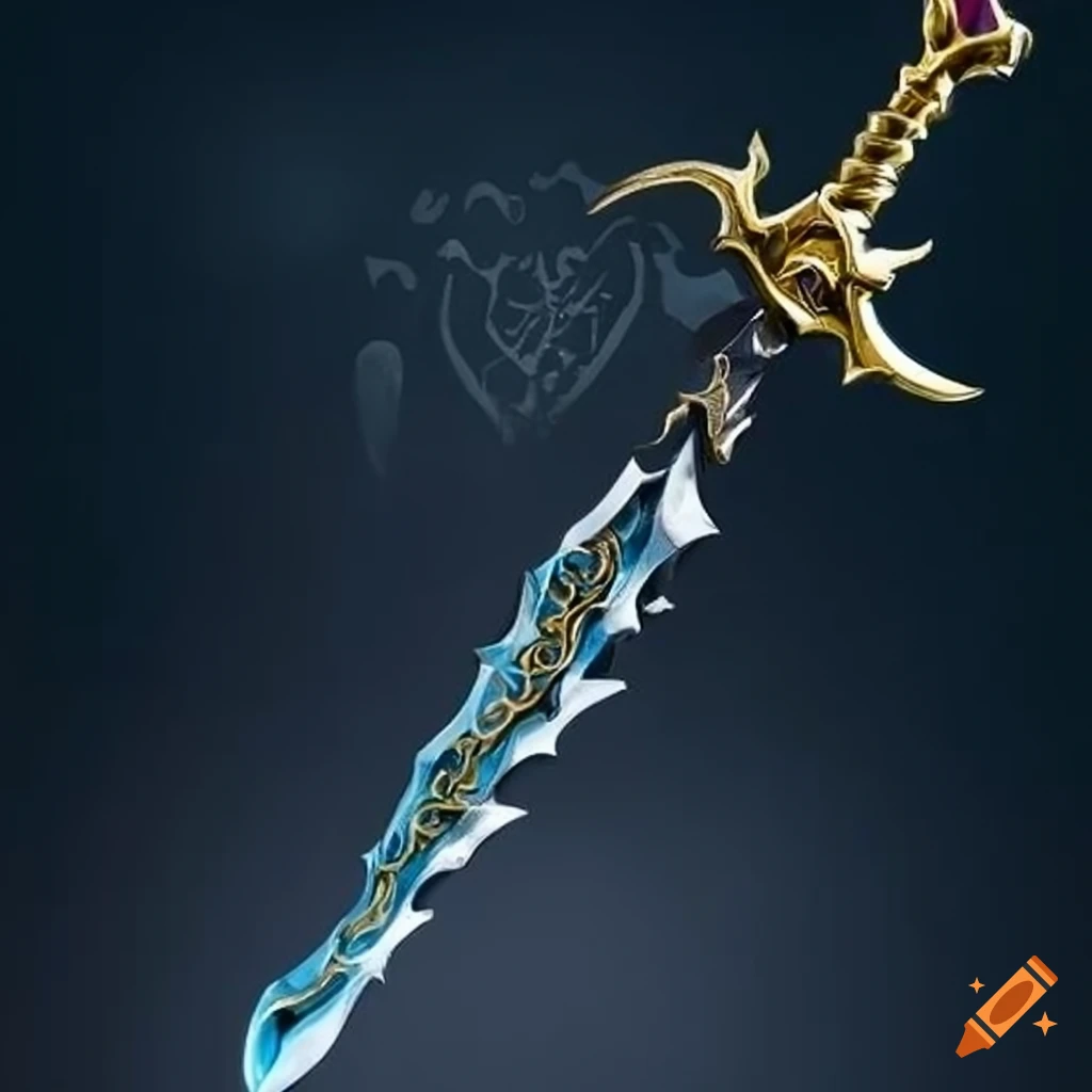 Mythic master perfect wave sword on Craiyon