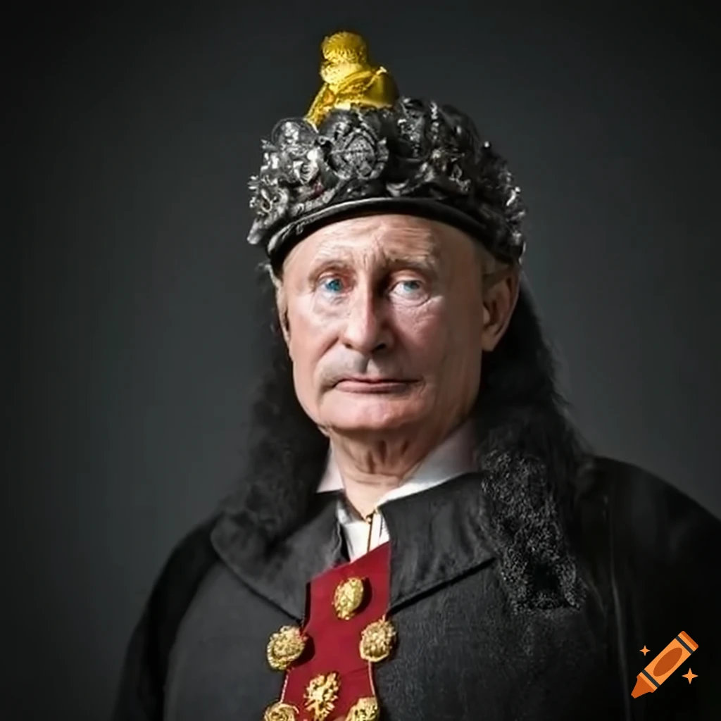 Vladimir putin portrayed as vlad the impaler on Craiyon