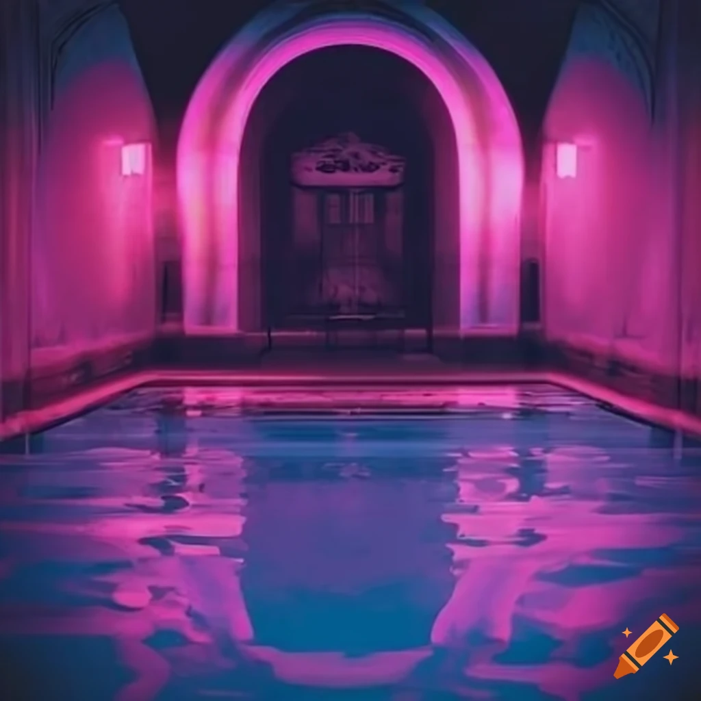 Swimming pools in a creepy and fantastic universe with an antiquity ...